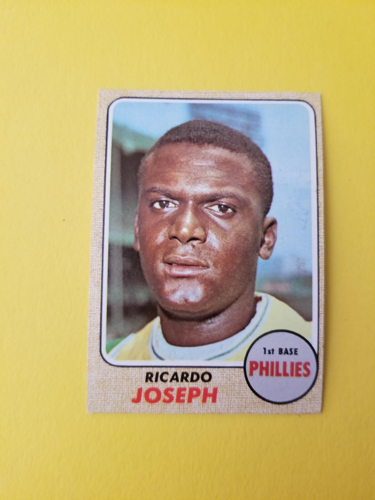 1968 Topps #434 Ricardo Joseph Philadelphia Phillies NRMNT | eBay
