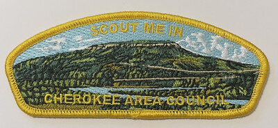 Boy Scout Cherokee Area Council (TN) Scout Me In Yellow Border CSP *100 ...