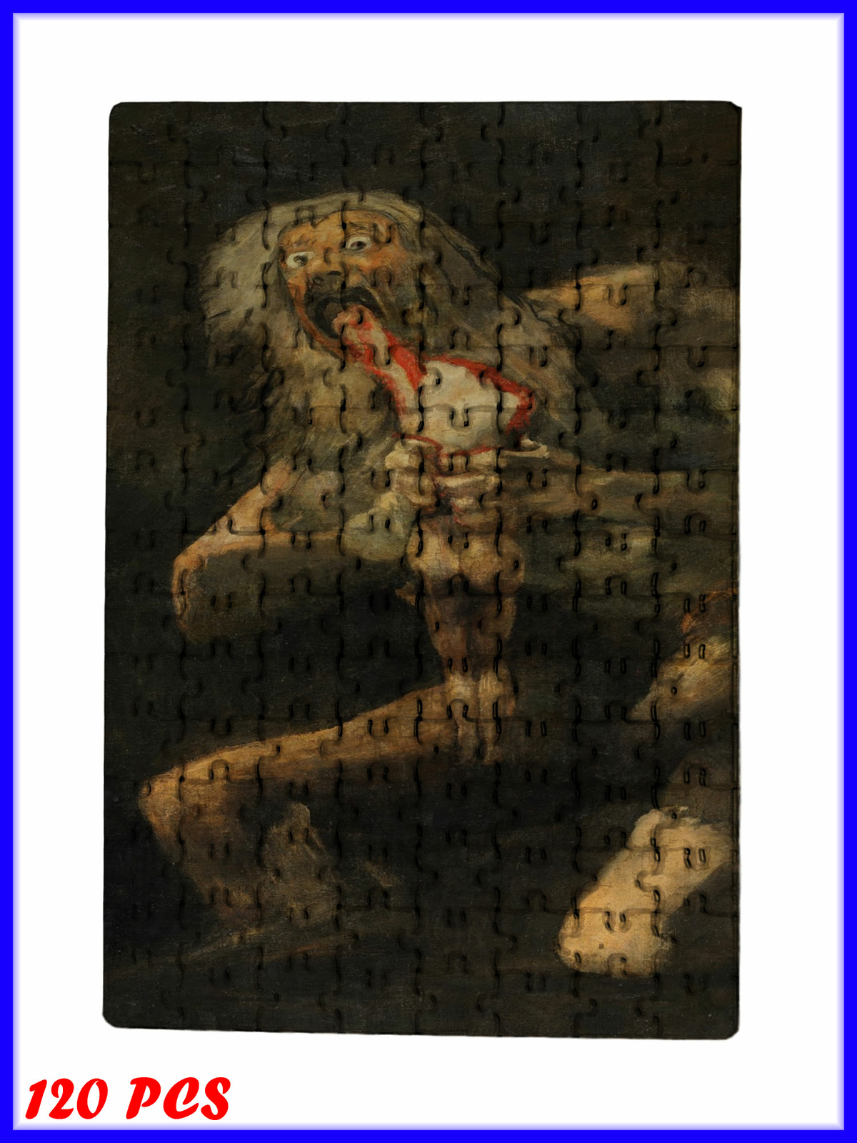 Francisco Goya - Saturn Devouring His Son Art - 120 Piece Jigsaw Puzzle ...