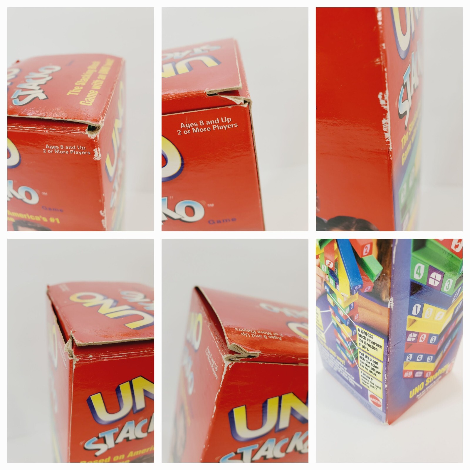 Lot Two 1999 Uno Stacko Game Complete in Box & Toy Story & UNO Card ...