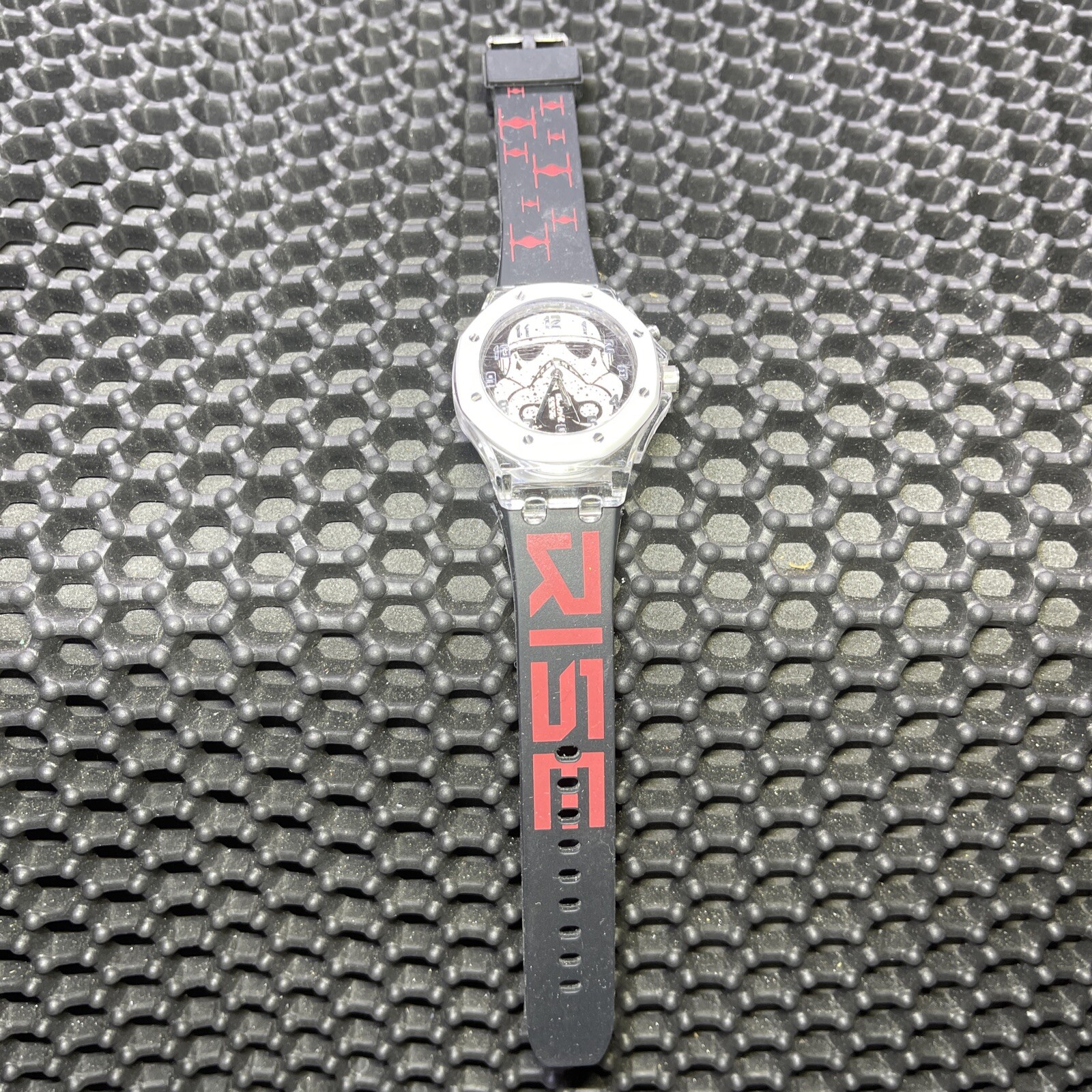 RISE Wrist Watch Star Wars Storm Trooper Rebels Silicone Band Digital ...