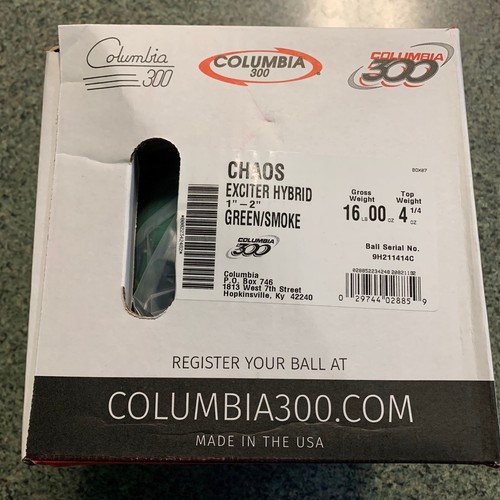 Columbia 300 Chaos 16 lbs NIB Bowling Ball! Free Shipping! Undrilled ...