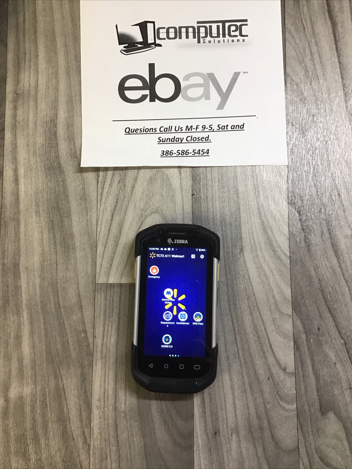 Zebra TC72 With Walmart Software | eBay