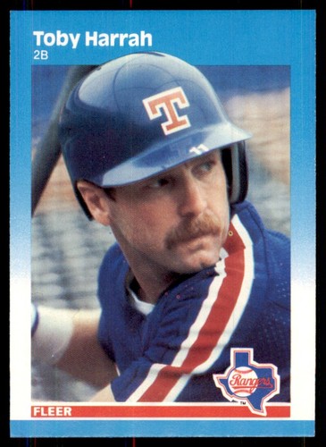 1987 Fleer Toby Harrah . Texas Rangers #125 | eBay