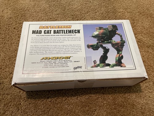 BATTLETECH Mad Cat Battlemech Resin and Pewter Model - Brand New ...