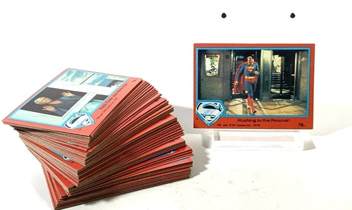 1978 Topps SUPERMAN THE MOVIE SERIES 2 Complete 88 Card Set #78-165 NM ...