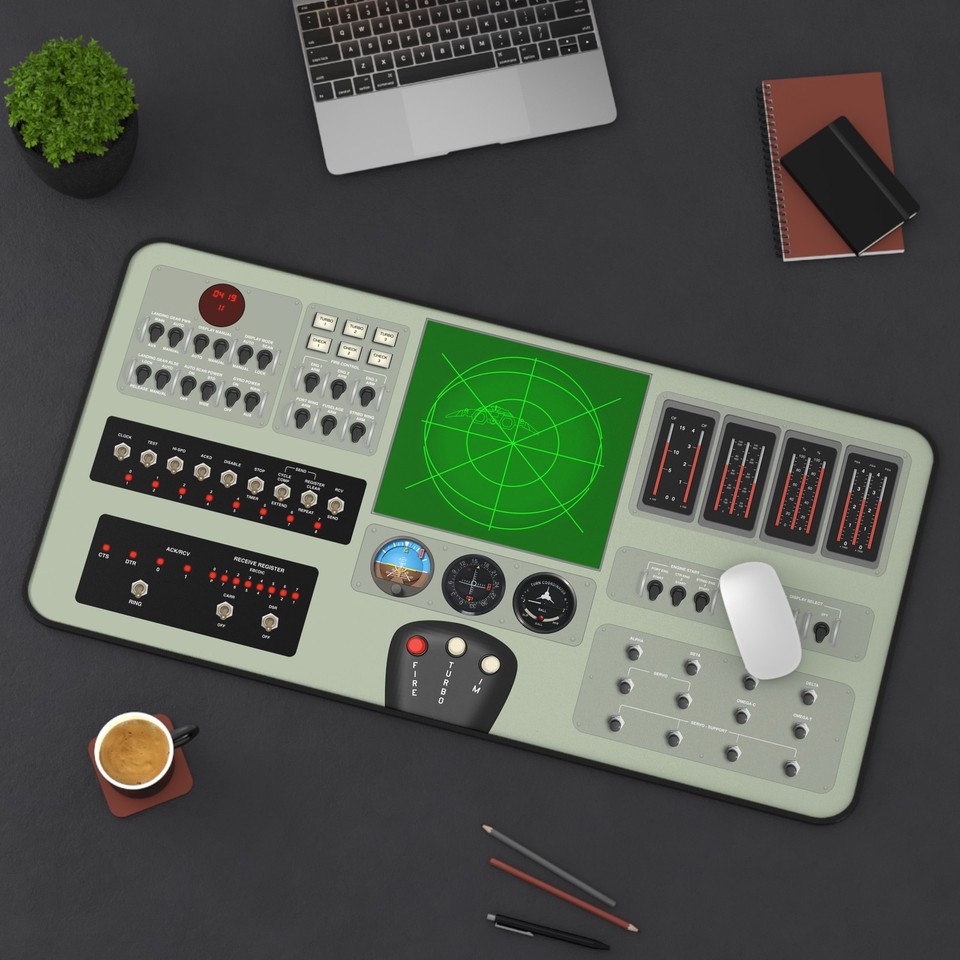 Colonial Viper Cockpit Flight Controls Desk Mat Mouse Pad MK 1 Prop ...