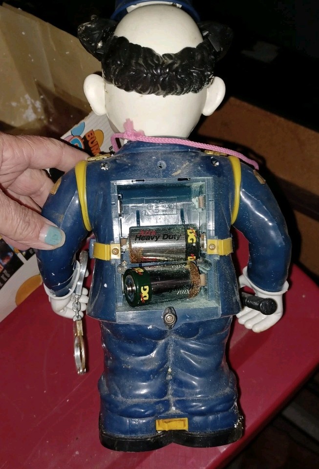 Vintage New Bright Working Bump N Bobby Clown Policeman. Good Working ...