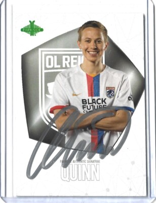QUINN 2022 PARKSIDE NWSL COLLECTION SIGNATURE SERIES ON-CARD Autograph ...