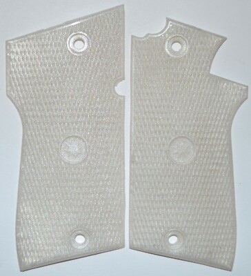 Star PD Pistol Grips checker pattern Pearl White | eBay