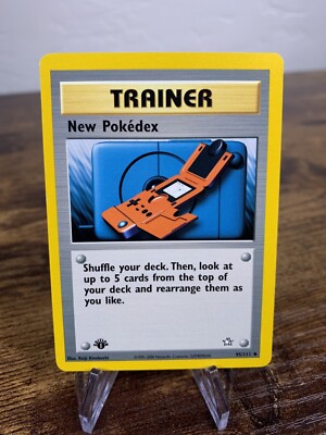 Pokemon 1st Edition New Pokedex Neo Genesis 95/111 MINT/NM Card | eBay