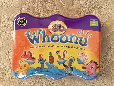 Cranium WHOONU Tin Favorite Thing Guessing Game Family Fun 100% ...