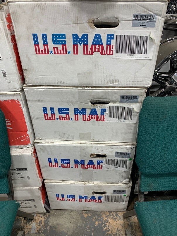 20 SCOTTSDALE US MAG WHEELS RIMS K-5 APACHE STEP SIDE STAGGERED RALLY ...