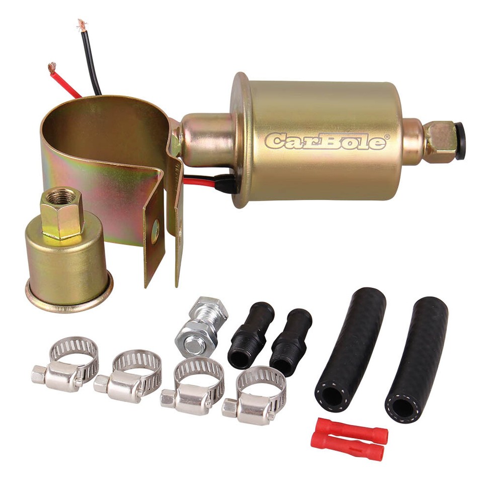 12V Universal Electric Fuel Pump Inline 5-9Psi Cars Trucks Tractors ...