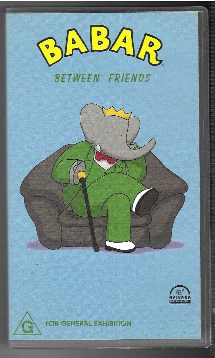 BABAR : Between Friends (Children's Pal Vhs Video) BRAND NEW (ABC VIDEO ...
