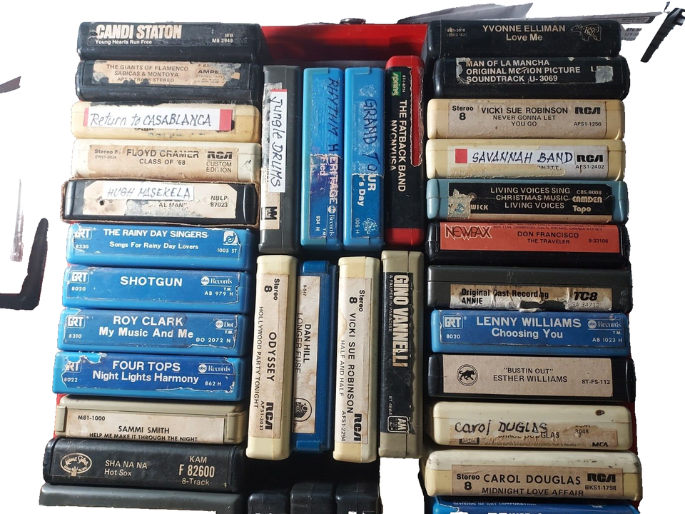 USED RARE 8 TRACK TAPES-YOUR CHOICE-SOLD AS IS-NO RETURNS-WE COMBINE ...