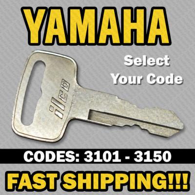Yamaha Snowmobile Sled Key Cut to Your Code 3101 - 3150 | eBay