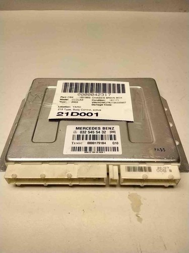 2000 - 2006 MERCEDES CL 215 active body control CL600 (RH engine ...