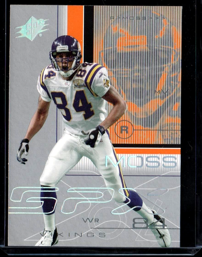 Randy Moss (Minnesota Vikings) 2001 UD SPx Sample/Promo RM Mint+ | eBay
