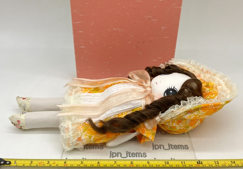 Handmade Japan Plush Cotton Bunka Doll Japanese Retro Style Brown Hair ...
