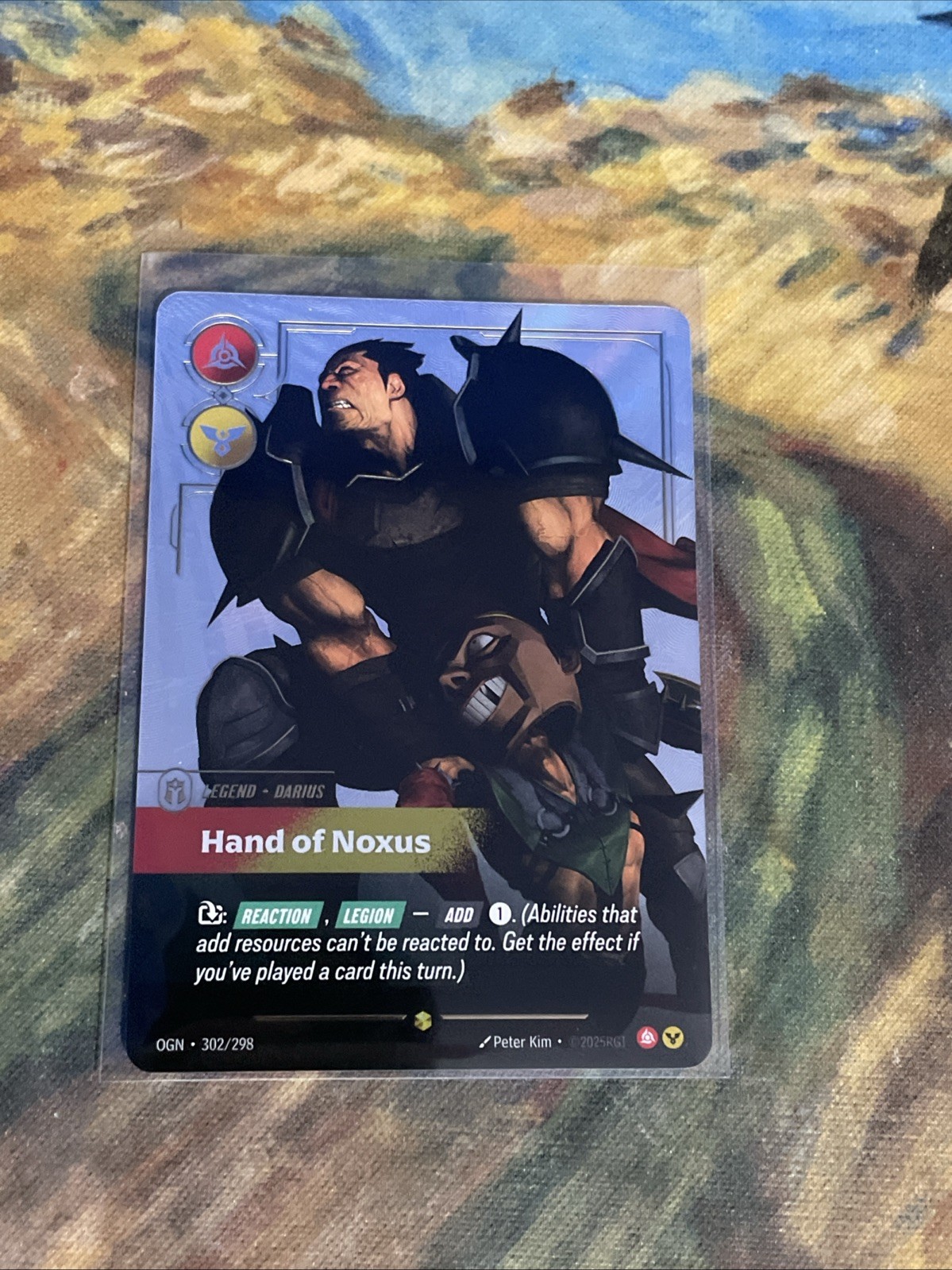 Darius - Hand of Noxus OGN 302/298 Overnumbered Riftbound League of ...