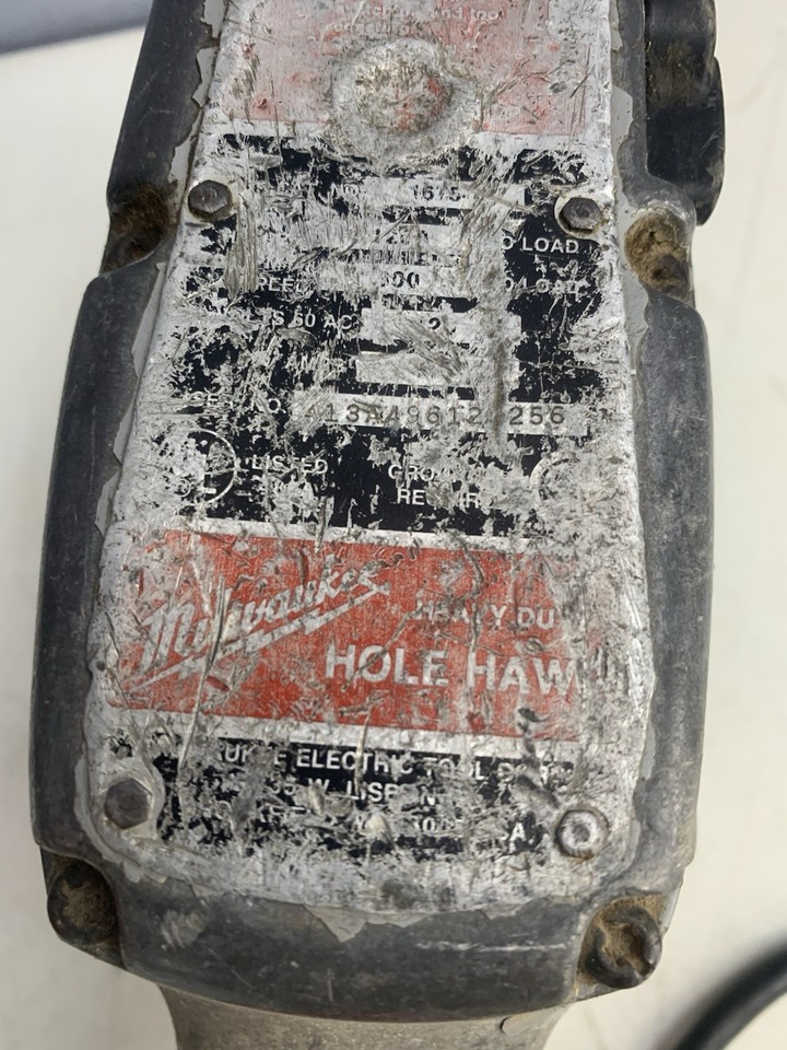 Milwaukee Heavy-Duty 1/2" Hole Hawg Right Angle Drill Needs New Cord ...