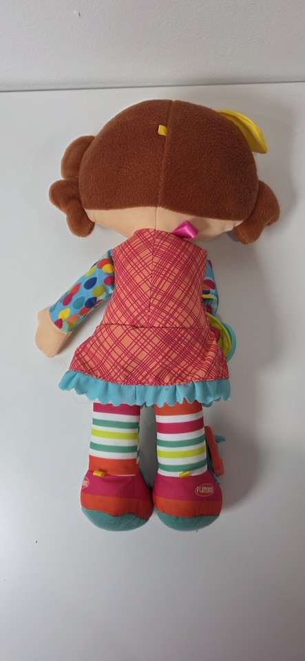 Playskool Dressy Bessy Kids Educational Girl Doll 14" Learn Zip Button ...