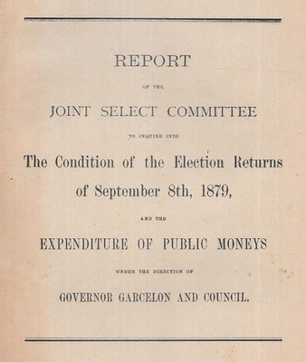 MAINE ELECTION RETURNS OF SEPTEMBER 8th, 1879 | eBay UK