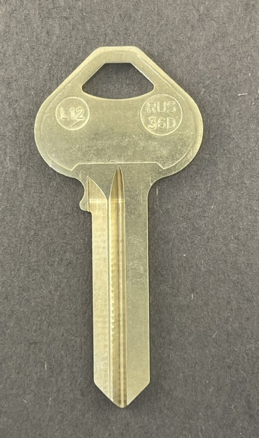Lots of A1011-L12 RUS-36D Type 6 Pin Key Blanks for Corbin Russwin L12 ...