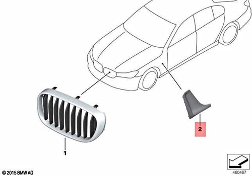 Genuine BMW Alpina B7 G11 G12 725d Trim Air Duct Side Panel Left ...