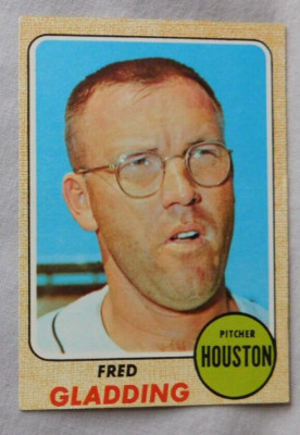 1968 Topps #423 Fred Gladding Houston Astros Baseball Card Ex | eBay