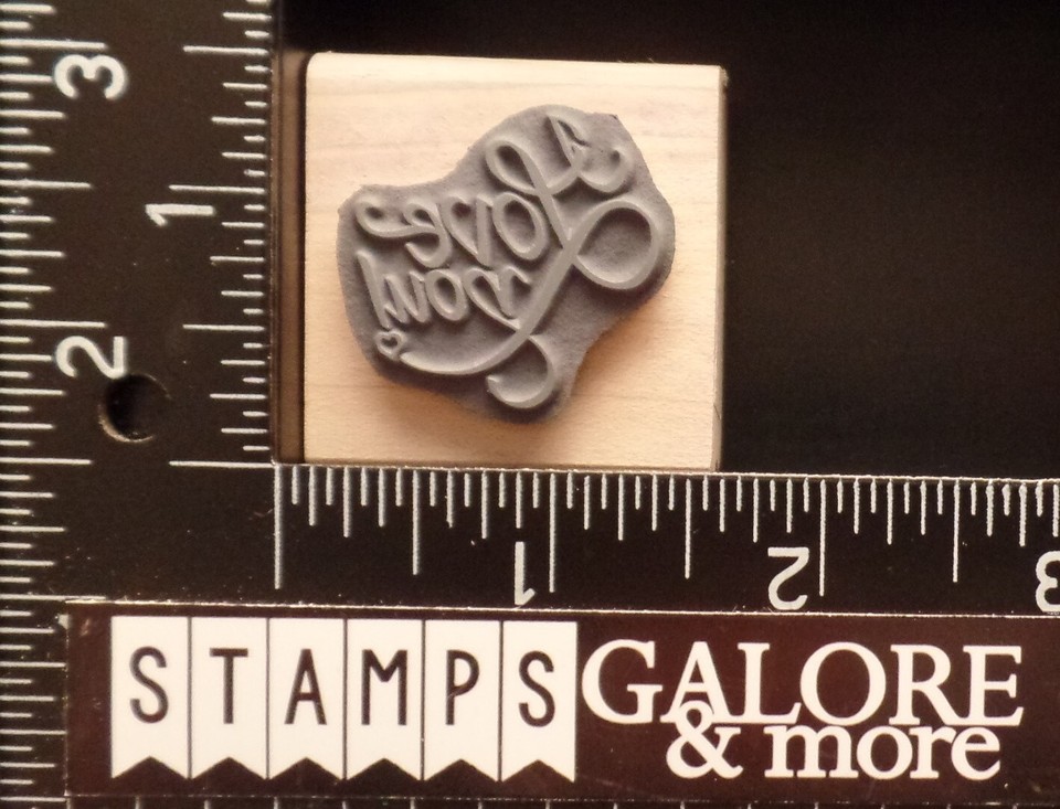 Stampendous Rubber Stamps C005 I LOVE YOU SAYING SENTIMENTS #T33A | eBay