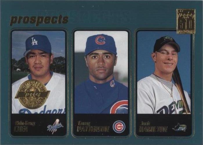2001 Topps - Prospects Josh Hamilton, Corey Patterson, Chin-Feng Chen ...