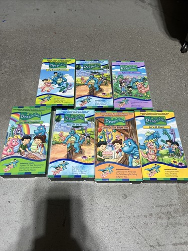Dragon Tales VHS Lot of 7 Vintage 2000s Childrens Videos 1 Double You ...