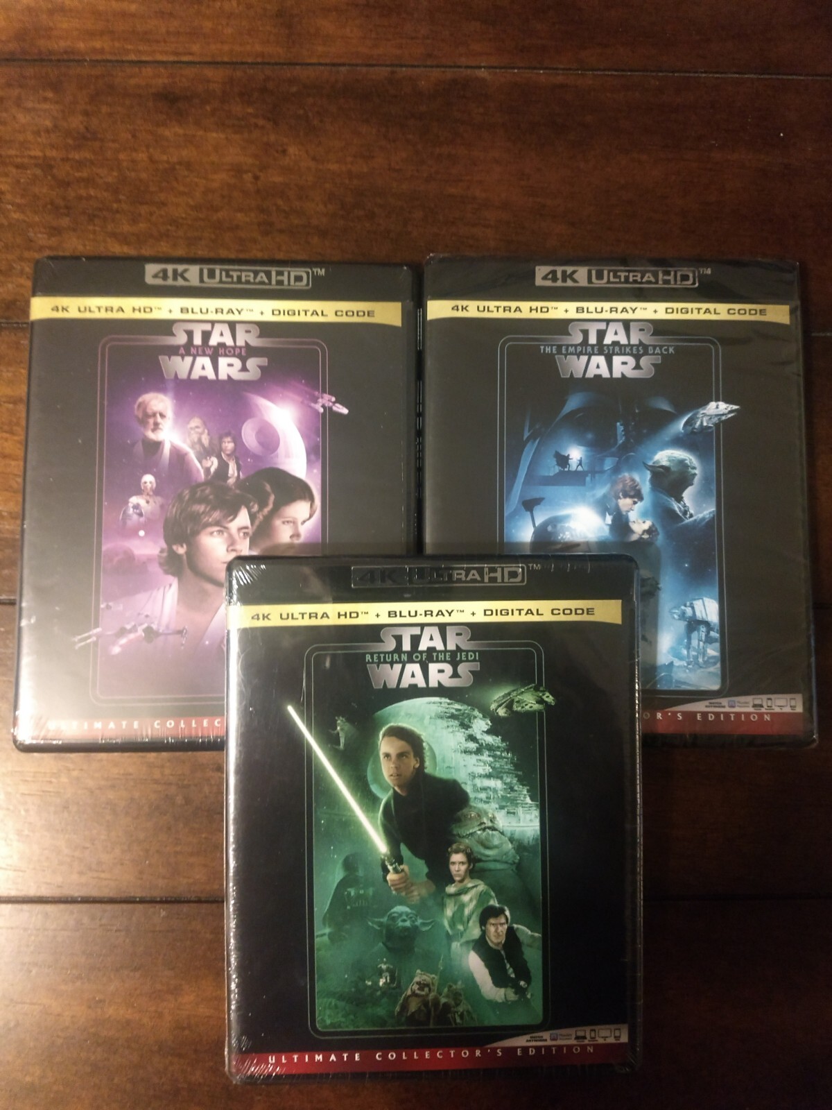 Star Wars Original Trilogy Collection (4K Disc Ultra HD, Blu-ray) NEW ...
