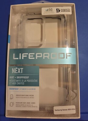 LifeProof NEXT Series Case for Samsung Galaxy S20 Ultra - Black Crystal ...