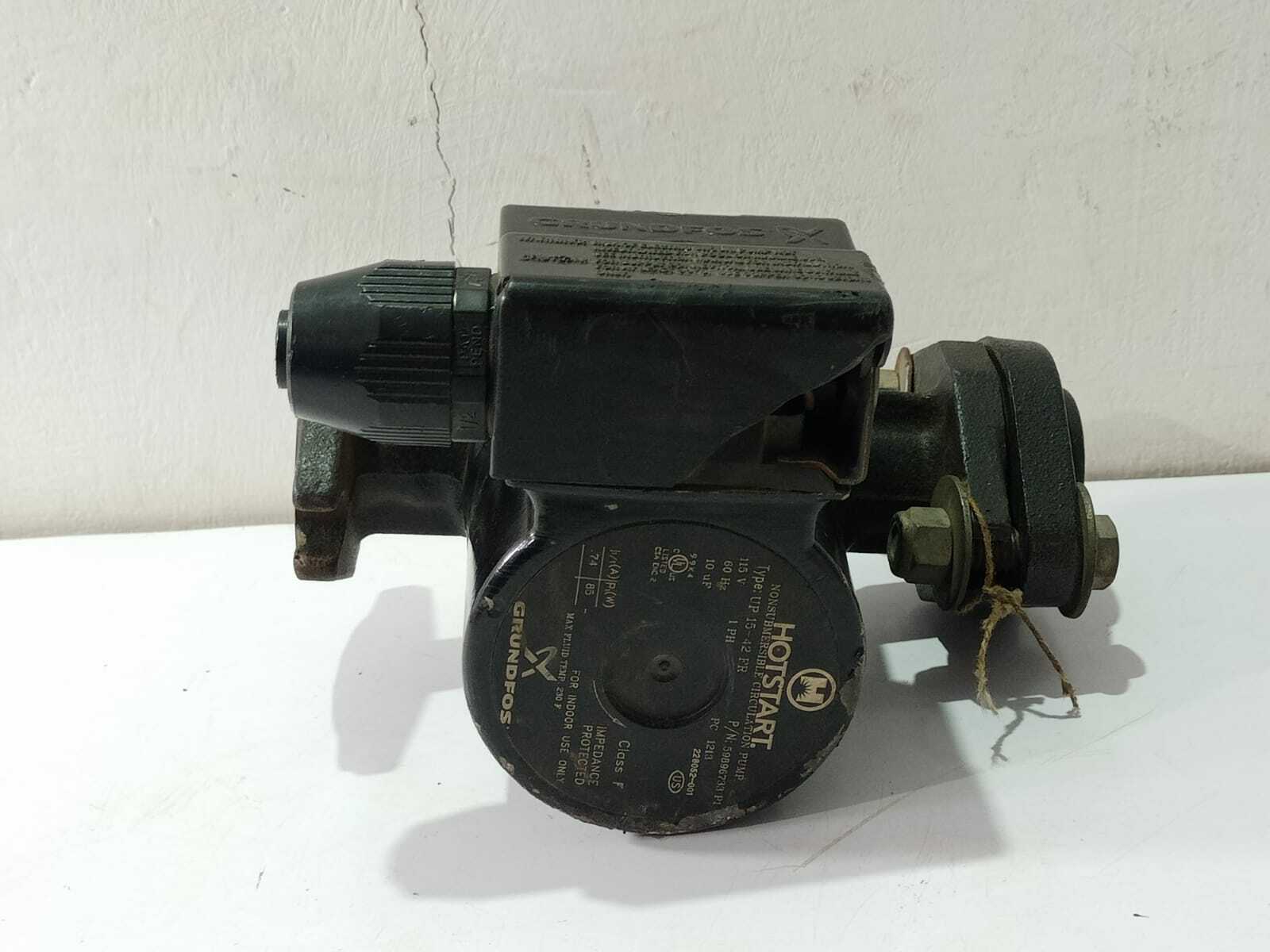 Grundfos Hotstart 15-42 FR Nonsubmersible Circulation Pump 59896733 P1 ...