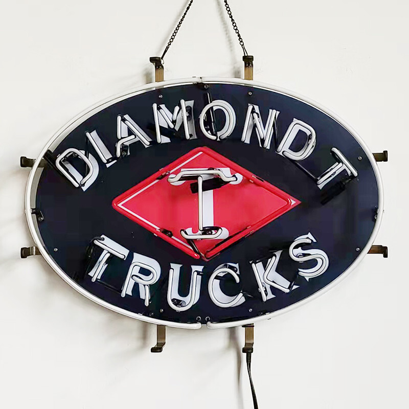 Diamond T Trucks Neon Sign Light Store Wall Hanging Artwork 19x15 | eBay