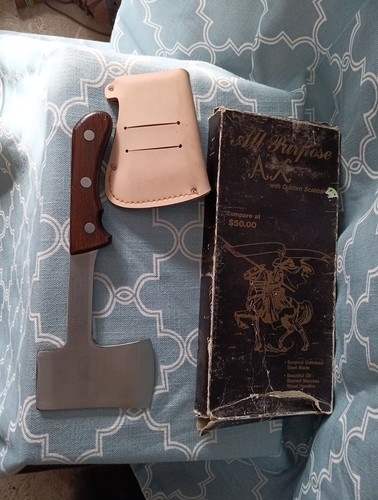ORIGINAL MAXAM JAPAN SKAX1 CAMPIN BUDDY CAMPING SURVIVAL HATCHET AXE W ...