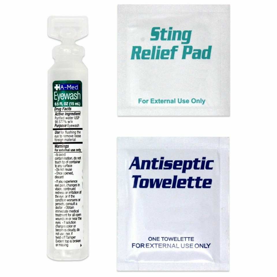 351 piece Emergency First Aid Kit Home Workplace Survival OSHA ANSI ...