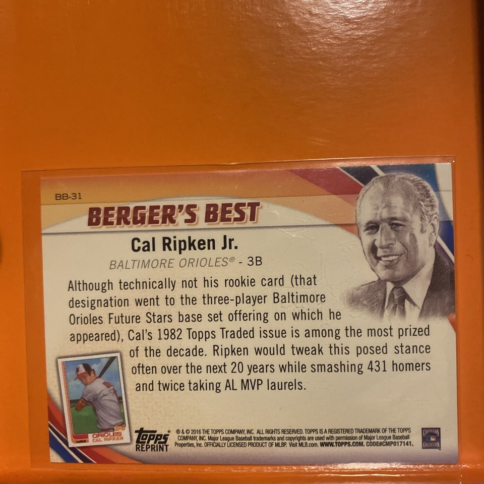 1982 Topps Traded - #98T Cal Ripken (RC) | eBay
