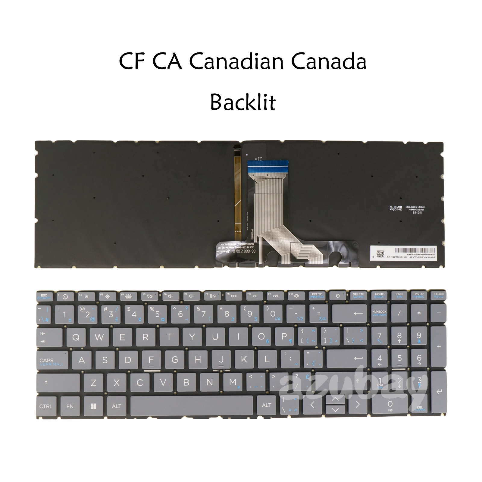 Laptop Keyboard For HP 15-fc 15-fc0000 15-fd 15-fd0000 Gray, Backlit ...
