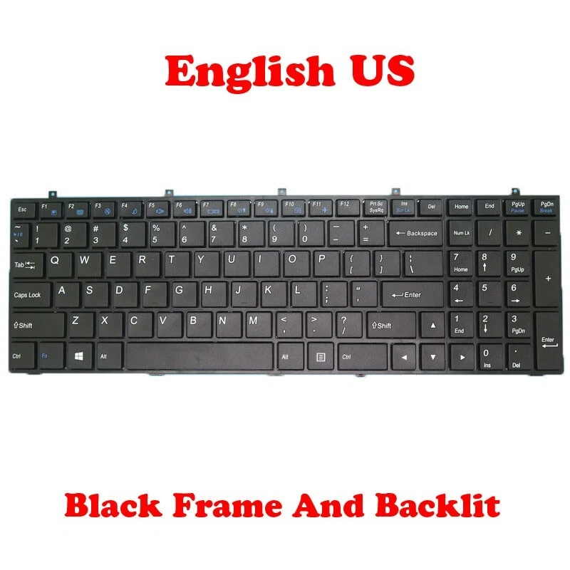 German GR Japanese US TR PO MU Keyboard For CLEVO NK50SB, 41% OFF