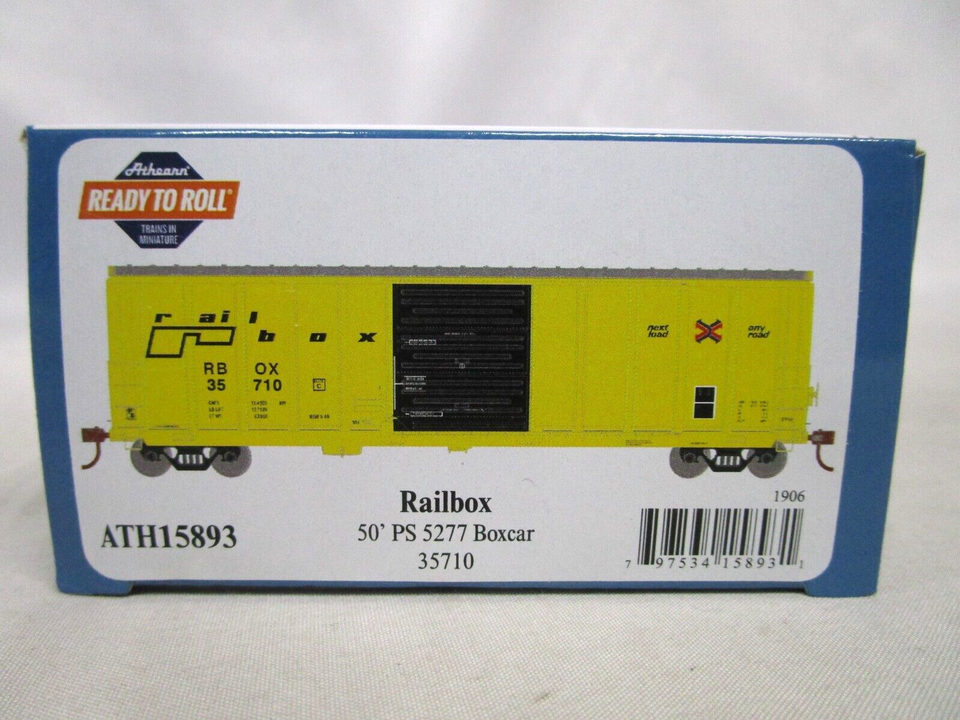 Athearn HO Scale RBOX Railbox 50' PS 5277 Box Car NOS | eBay
