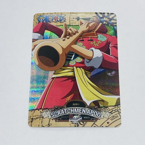 Scratchmen Apoo - One Piece Trading Card Game Holo Foil Prism Cool Art ...
