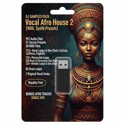 USB Stick for DJs and Producers: Samples Vocal Afro House 2 [WAV, Synth ...