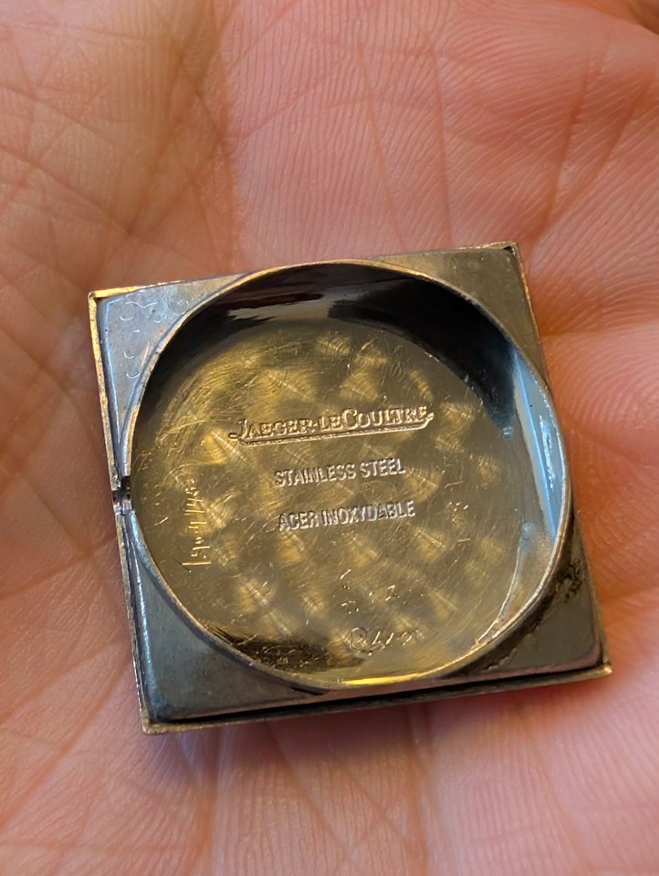 1950s Jaeger-LeCoultre JLC Mens Tank Dress Watch Manual Wind Vintage ...