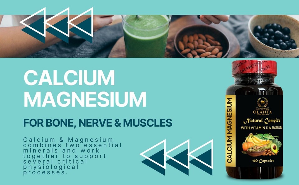 CALCIUM MAGNESIUM COMPLEX - Magnesium and Vitamins D, Pure Magnesium ...