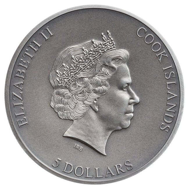 2019 Cook Islands Trapped $5 Silver coin with Box | eBay