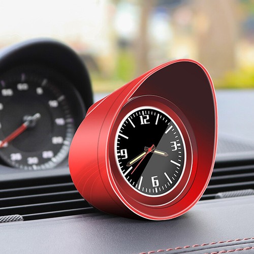 Red Round Quartz Clock For Home Office Table Desk Car Truck Vehicle ...